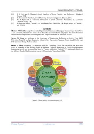 GREEN CHEMISTRY: A PRIMER | PDF
