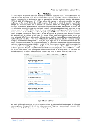 Design and Implementation of Smart Bell Notification System using IoT | PDF
