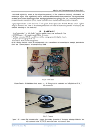 Design and Implementation of Smart Bell Notification System using IoT | PDF