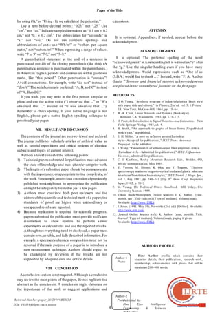 Ijrte paper template | DOC | Desktop Publishing | Computer Software and ...