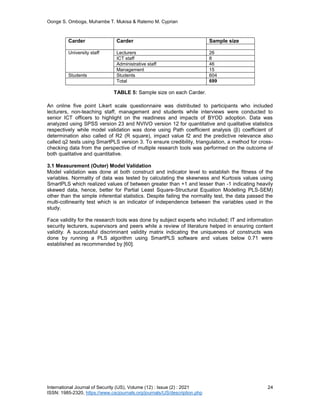 A Bring Your Own Device Risk Assessment Model | PDF