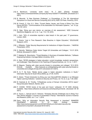 A Bring Your Own Device Risk Assessment Model | PDF