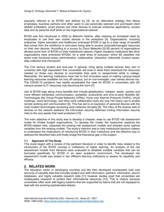 A Bring Your Own Device Risk Assessment Model | PDF