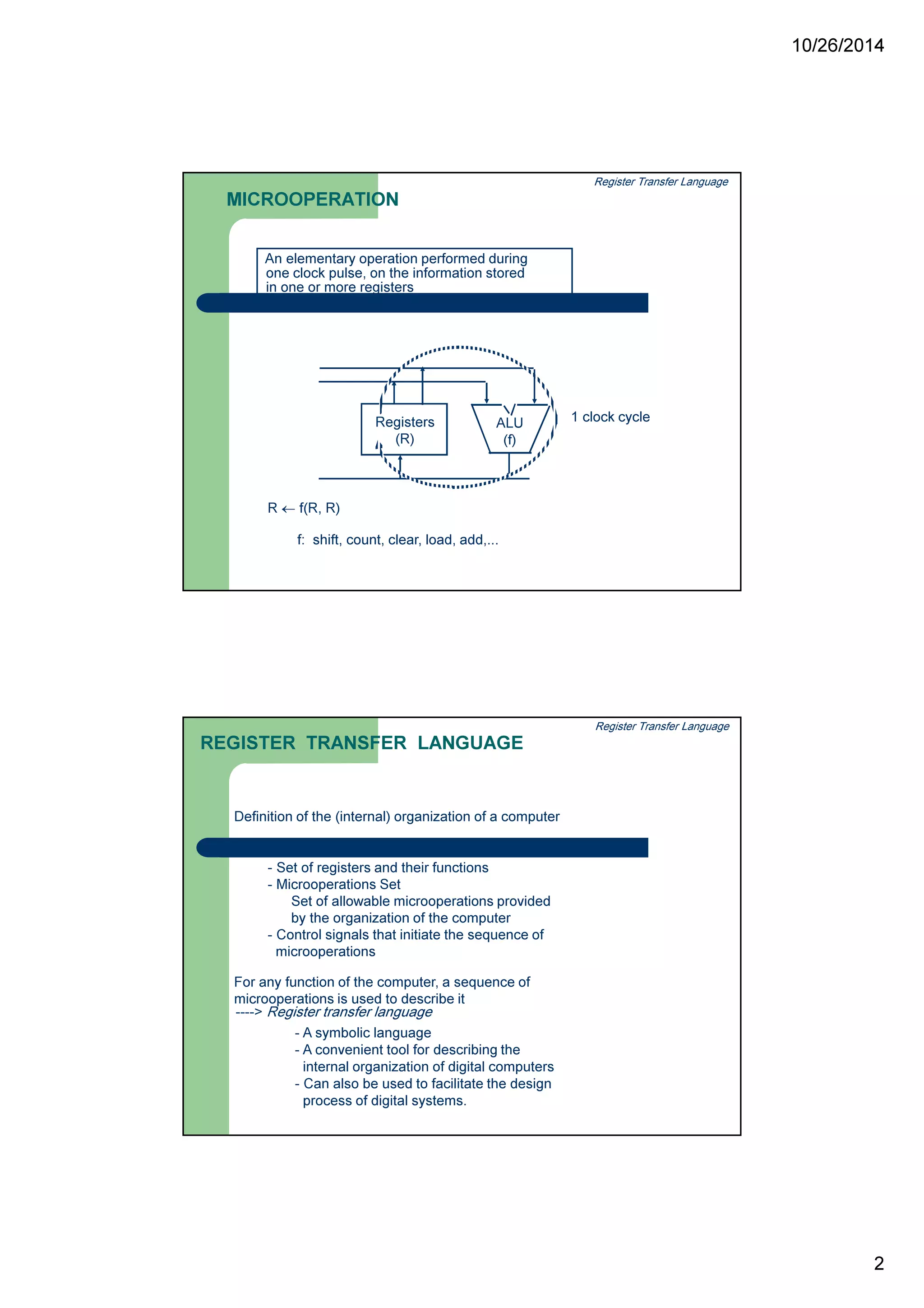 Lect2 organization 2 | PDF