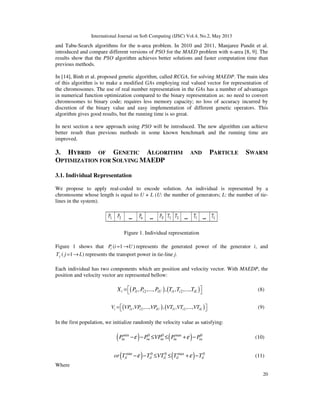 HYBRID PARTICLE SWARM OPTIMIZATION FOR SOLVING MULTI-AREA ECONOMIC DISPATCH PROBLEM | PDF