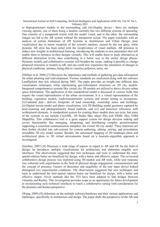 FUTURISTIC TECHNOLOGY IN ARCHITECTURE & PLANNING - AUGMENTED AND VIRTUAL REALITY: AN OVERVIEW | PDF