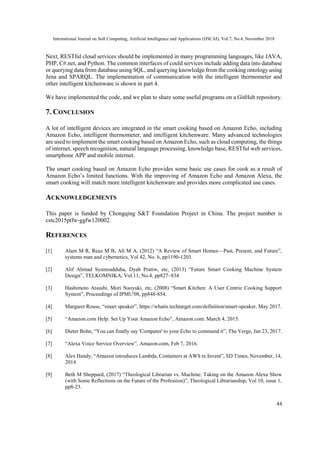 DESIGN AND IMPLEMENTATION OF SMART COOKING BASED ON AMAZON ECHO | PDF