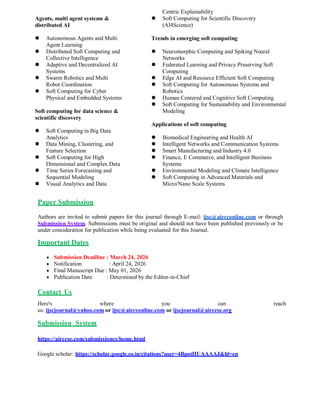 International Journal on Soft Computing (IJSC) | PDF