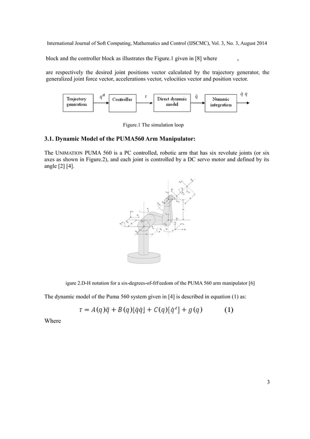 PUMA 560 TRAJECTORY CONTROL USING NSGA-II TECHNIQUE WITH REAL VALUED OPERATORS | PDF