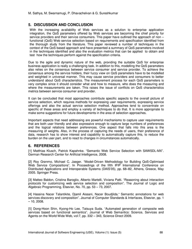 Evaluation of QoS based Web- Service Selection Techniques for Service Composition | PDF