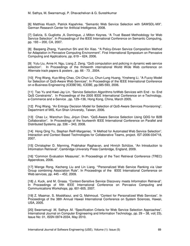 Evaluation of QoS based Web- Service Selection Techniques for Service Composition | PDF