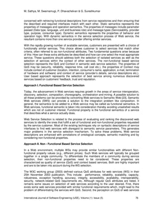 Evaluation of QoS based Web- Service Selection Techniques for Service Composition | PDF