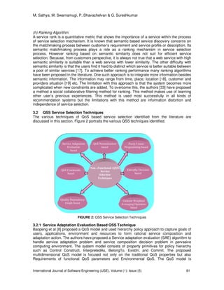Evaluation of QoS based Web- Service Selection Techniques for Service Composition | PDF