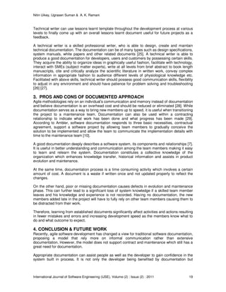 A Documented Approach in Agile Software Development | PDF