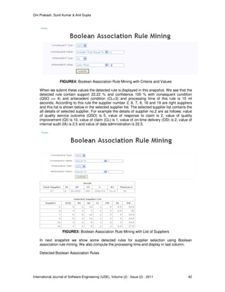 A Supplier Selection Criteria Using Boolean Association Rule Mining | PDF