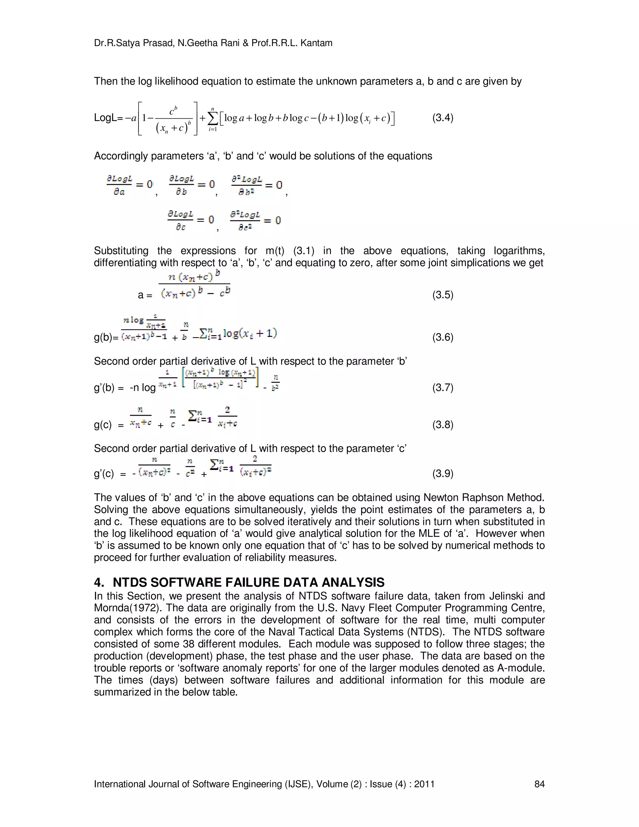 Pareto Type II Based Software Reliability Growth Model | PDF | Computer Software and ...
