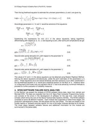 Pareto Type II Based Software Reliability Growth Model | PDF | Computer ...