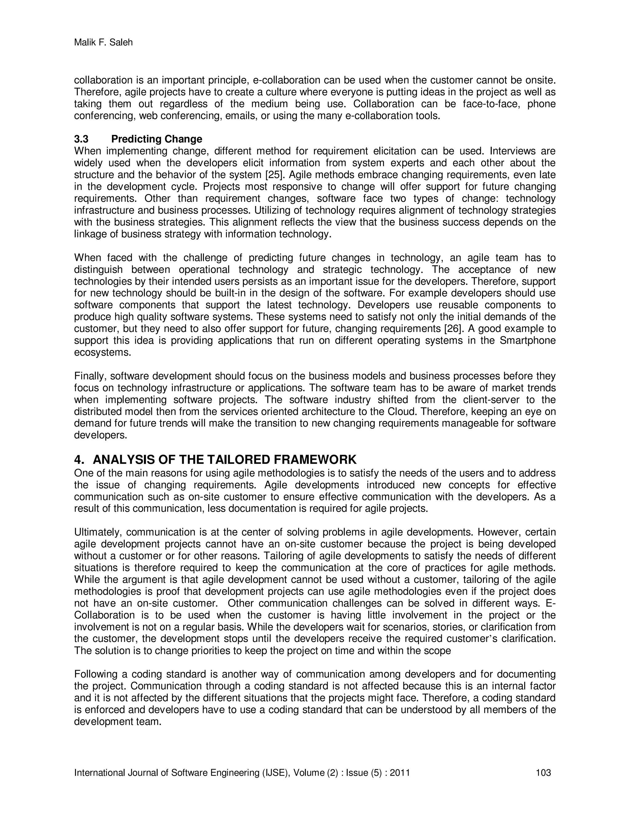 An Agile Software Development Framework Pdf