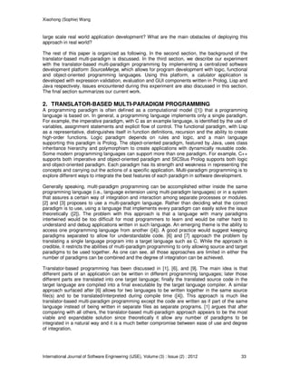 Java-centered Translator-based Multi-paradigm Software Development Environment | PDF