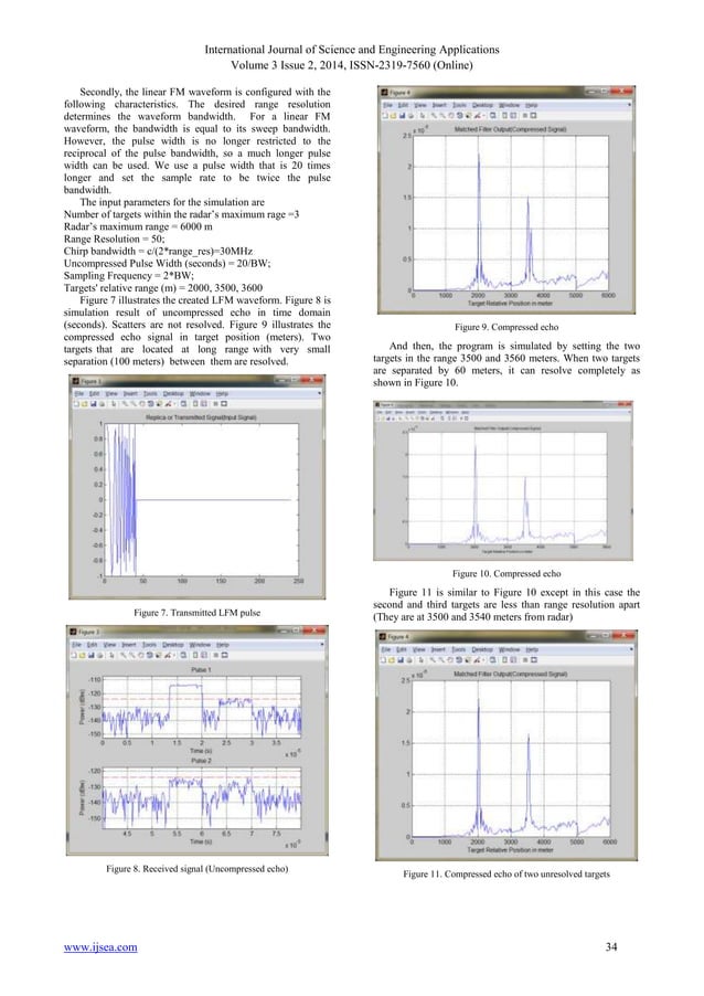 Pulse Compression Method for Radar Signal Processing | PDF