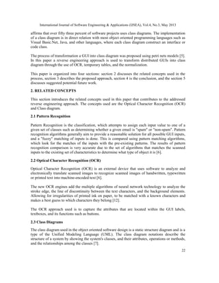 Distributed Graphical User Interfaces to Class Diagram: Reverse Engineering Approach using ...