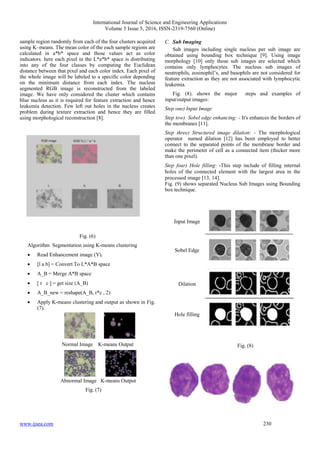 Microscopic Digital Image Segmentation And feature Extraction of Acute Leukemia | PDF