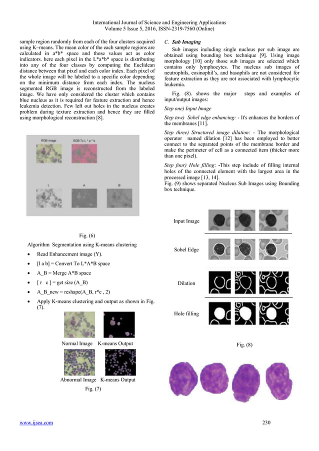 Microscopic Digital Image Segmentation And feature Extraction of Acute Leukemia | PDF