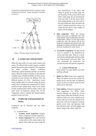 Congestion Control in Wireless Sensor Networks- An overview of Current ...