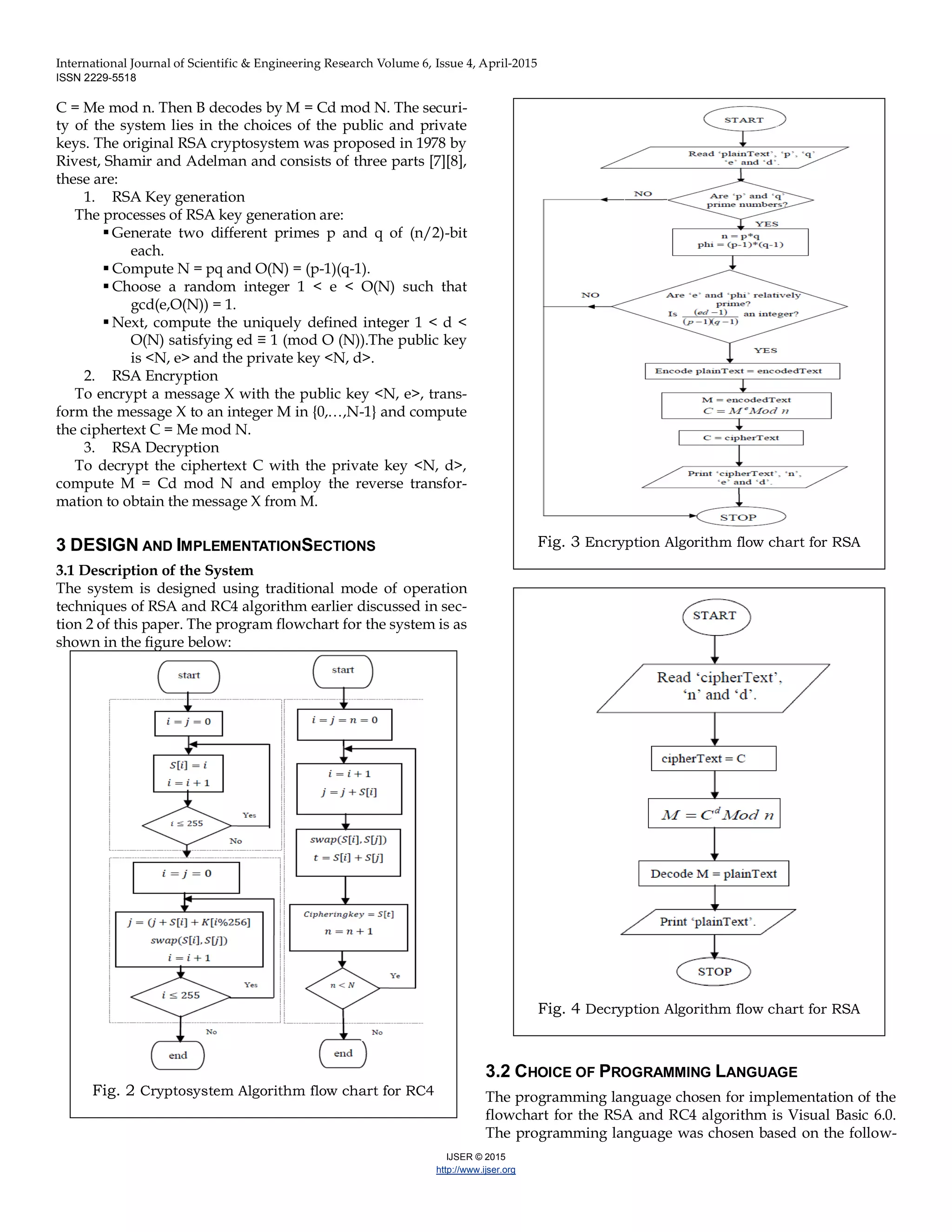 RSA and RC4 Cryptosystem Performance Evaluation Using Image and Text | PDF