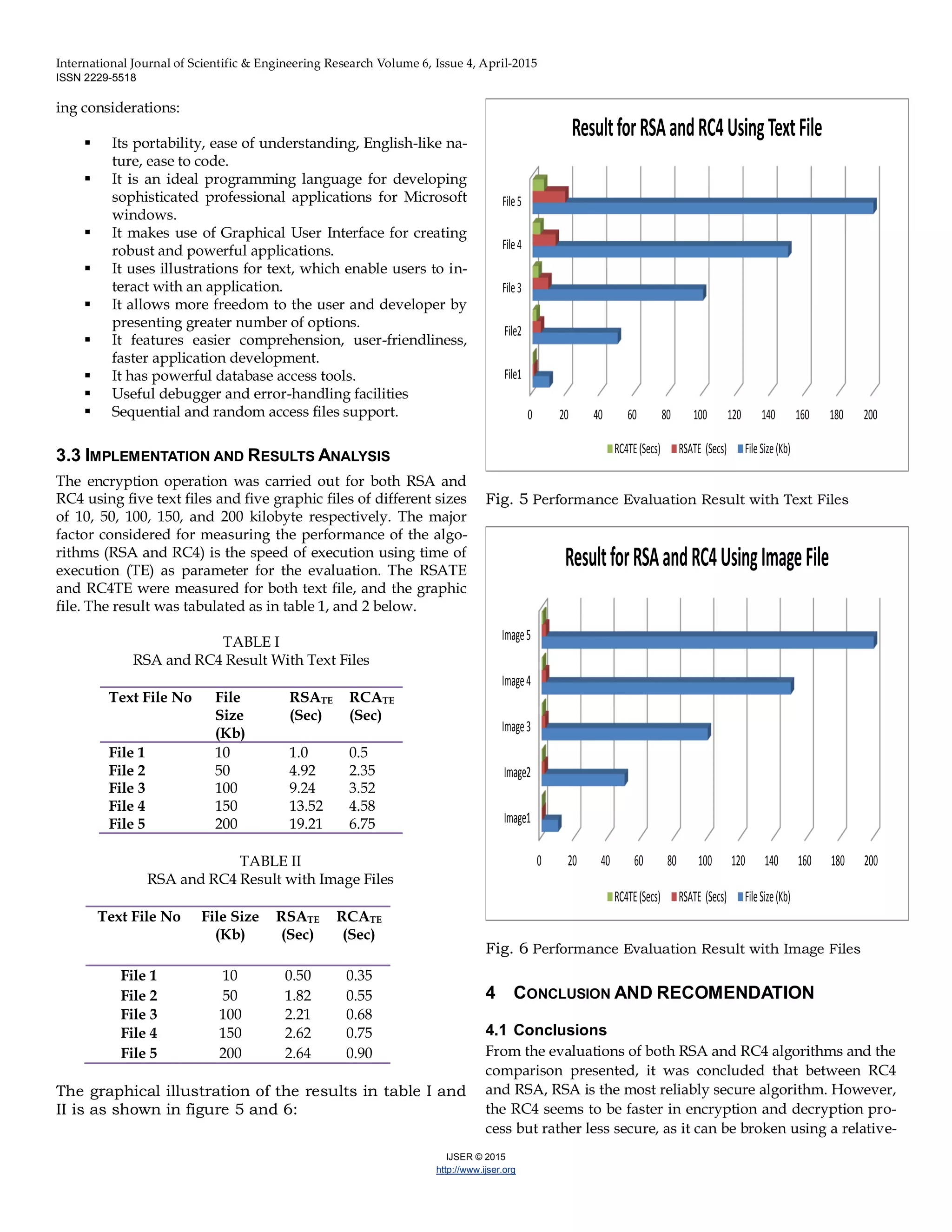 RSA and RC4 Cryptosystem Performance Evaluation Using Image and Text | PDF
