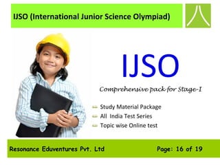 Internation Junior Science Olympiads | PPT