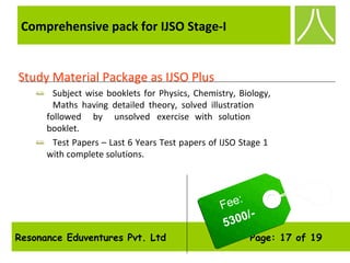 Internation Junior Science Olympiads | PPT