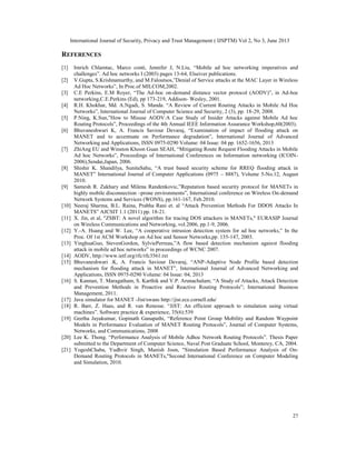 PDS- A Profile based Detection Scheme for flooding attack in AODV based MANET | PDF