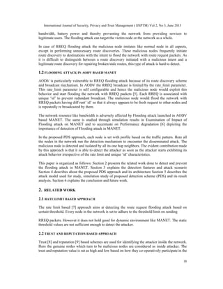 PDS- A Profile based Detection Scheme for flooding attack in AODV based ...
