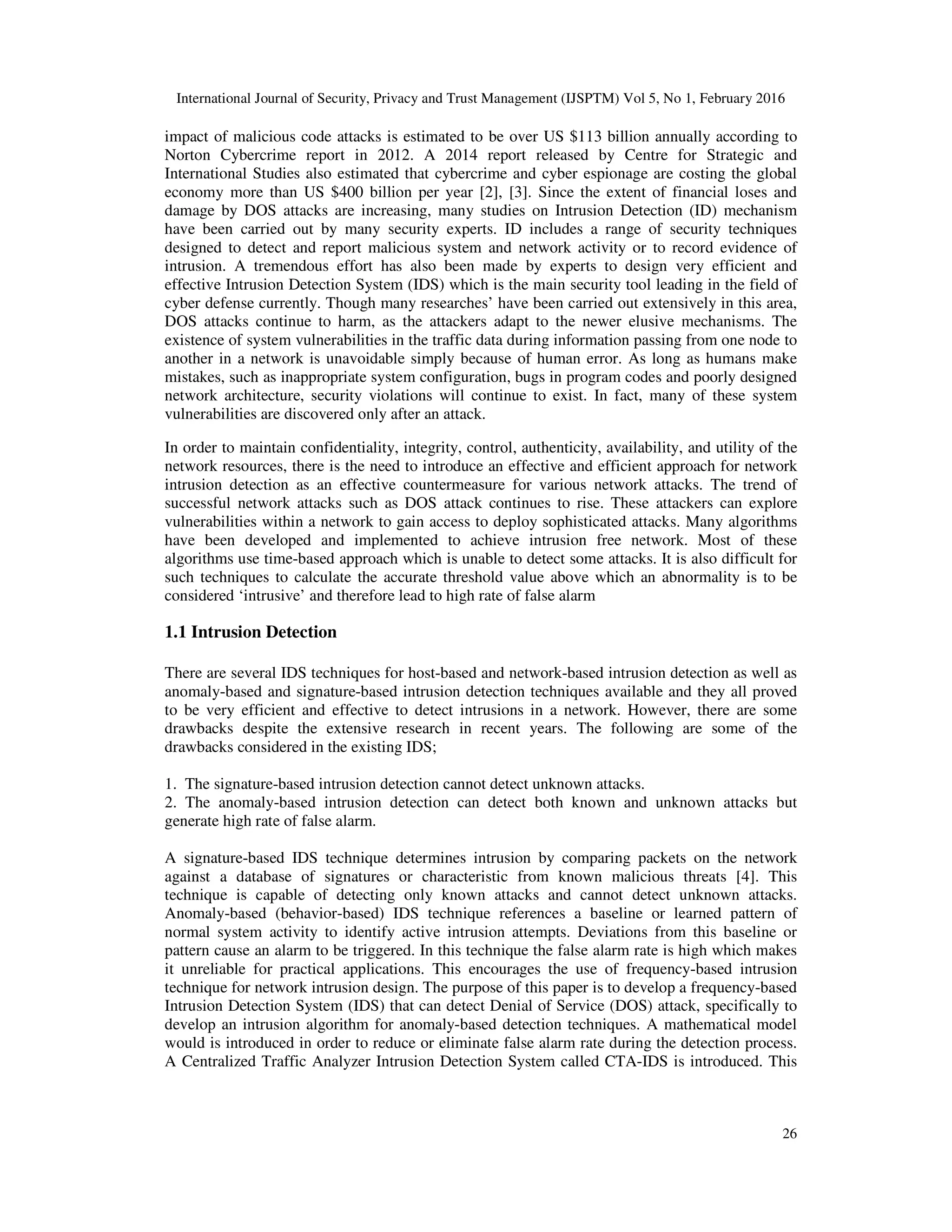 NETWORK INTRUSION DETECTION AND COUNTERMEASURE SELECTION IN VIRTUAL ...
