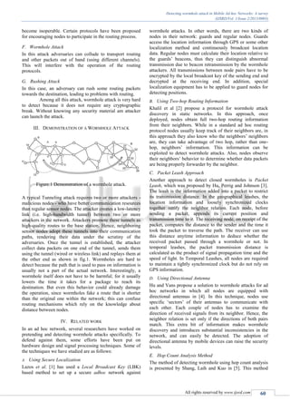 Detecting Wormhole Attack in Mobile Ad-hoc Networks: A Survey | PDF