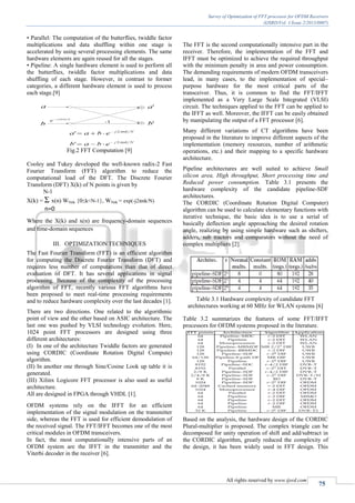 Survey of Optimization of FFT processor for OFDM Receivers | PDF | Computer Networking | Computing