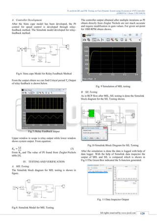 To Perform SIL And PIL Testing on Fast Dynamic System using Economical ...