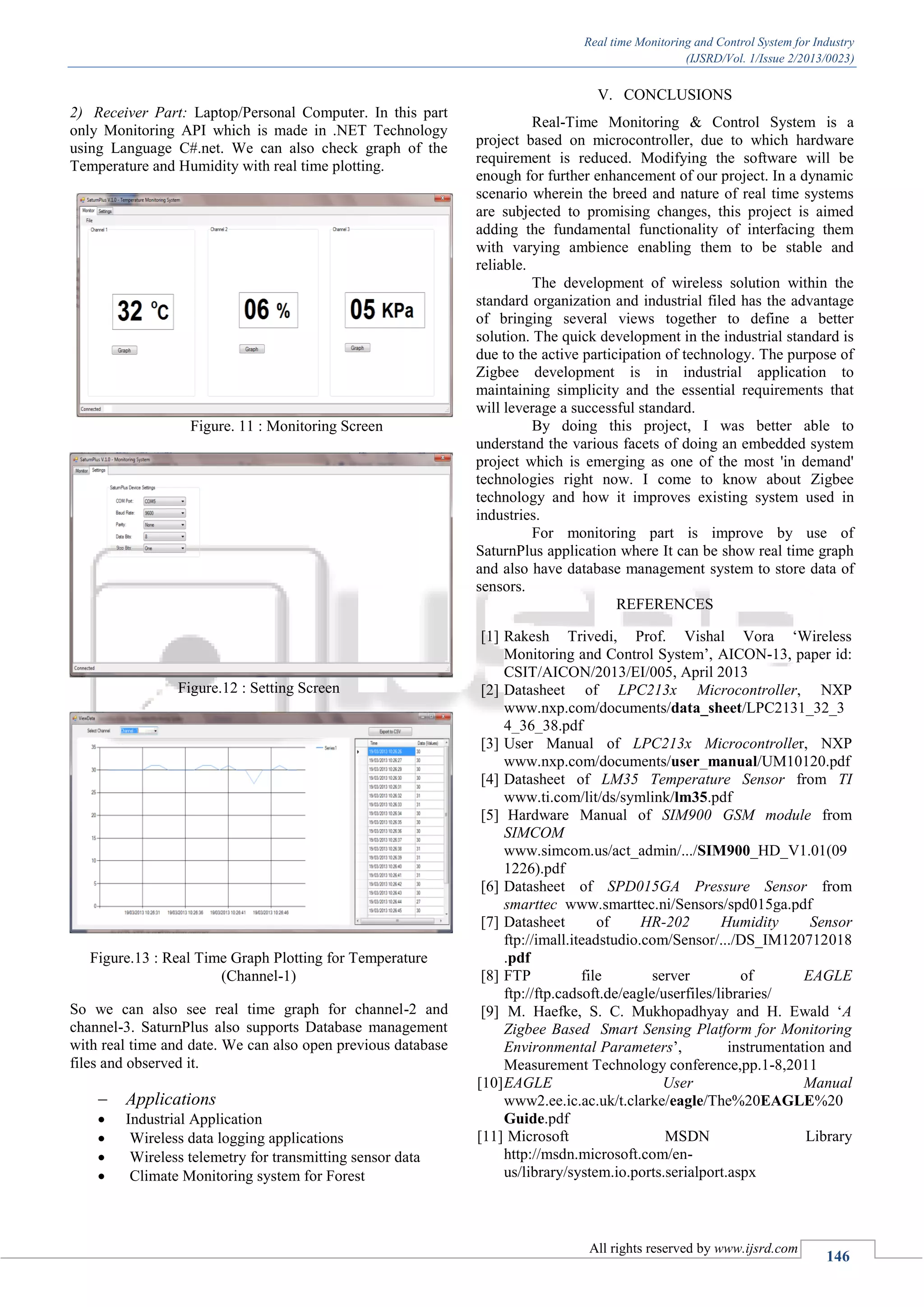 Real-Time Monitoring and Control System for Industry | PDF