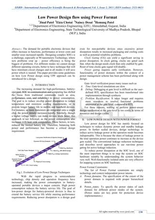 Low Power Design flow using Power Format | PDF