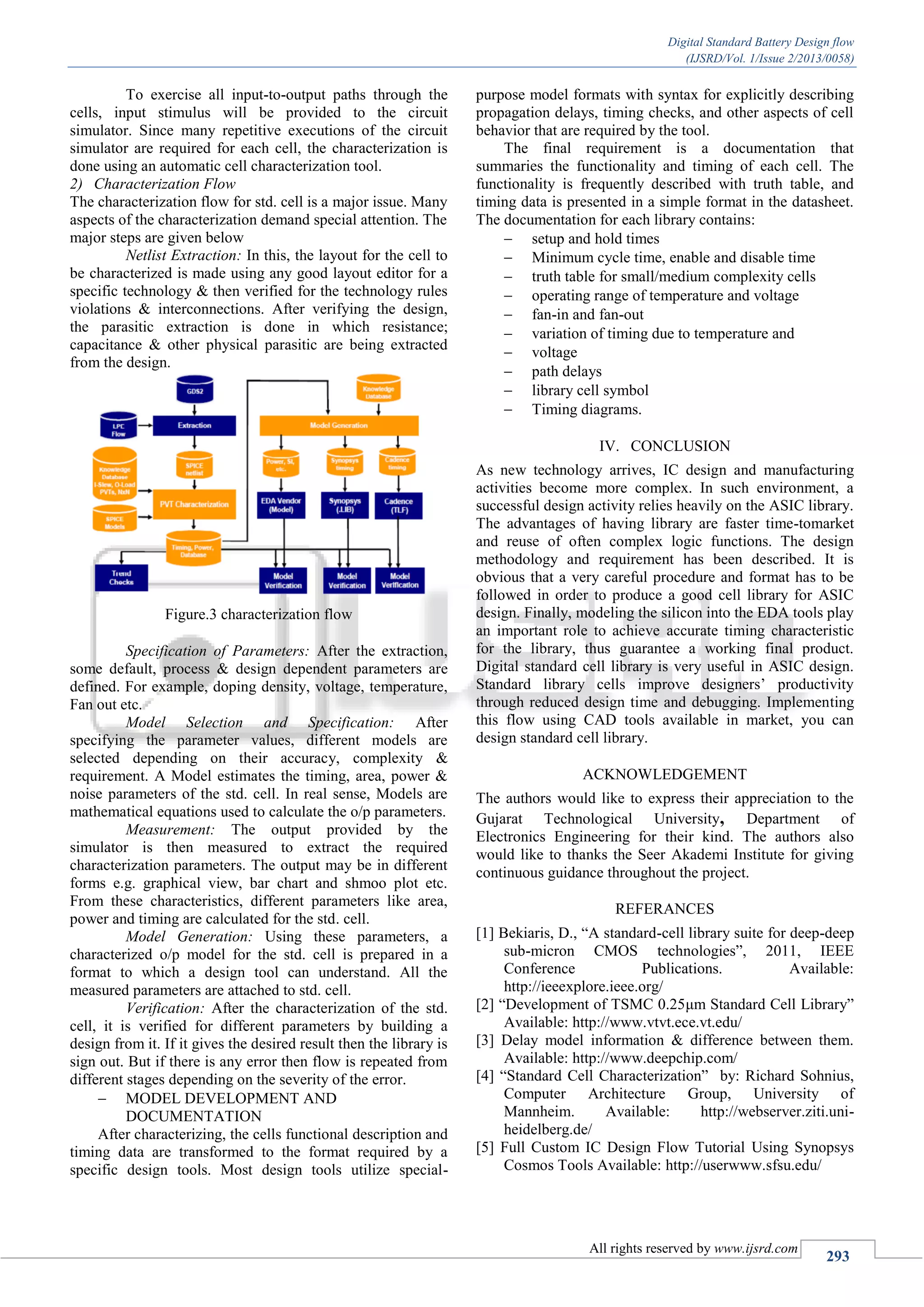 Digital standard cell library Design flow | PDF