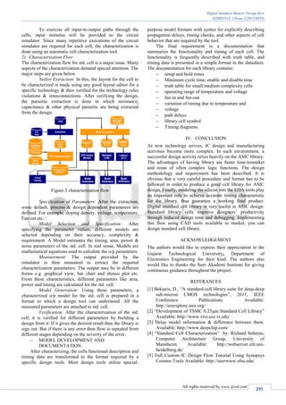 Digital standard cell library Design flow | PDF