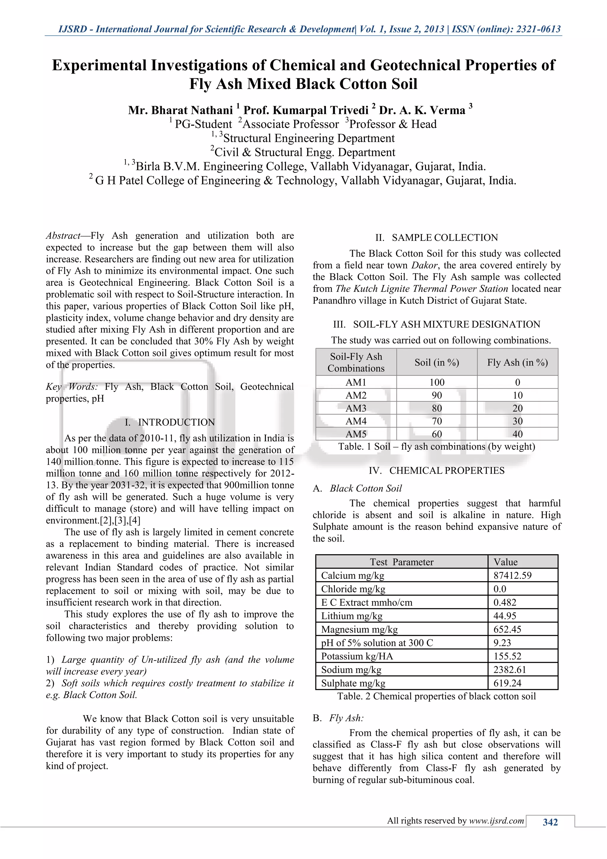 Ijsrdv1 i2070Experimental Investigations of Chemical and Geotechnical ...