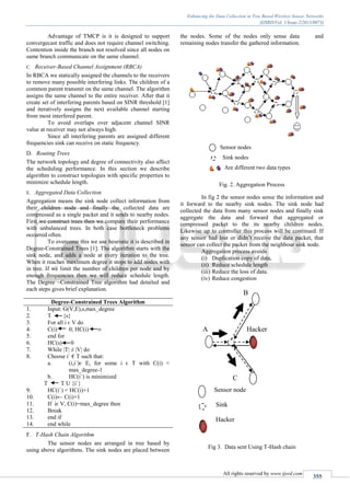 Enchancing the Data Collection in Tree based Wireless Sensor Networks | PDF | Internet of Things ...