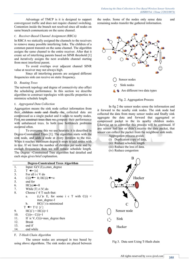 Enchancing the Data Collection in Tree based Wireless Sensor Networks | PDF | Internet of Things ...