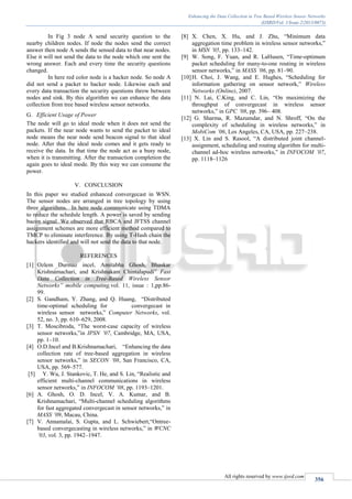 Enchancing the Data Collection in Tree based Wireless Sensor Networks | PDF | Internet of Things ...