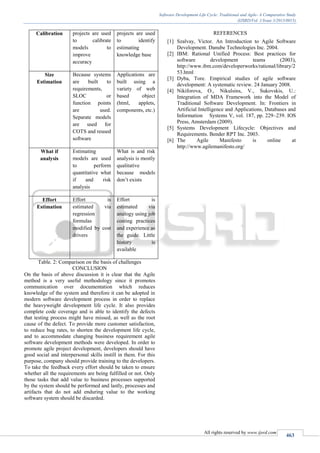 Software Development Life Cycle: Traditional and Agile- A Comparative Study | PDF | Computer ...