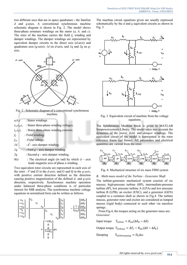 Simulation of IEEE FIRST BANCHMARK Model for SSR Studies | PDF | Radio Control | Hobbies & Interests