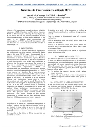 Guidelines to Understanding to estimate MTBF | PDF | Business | Business and Finance