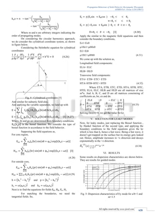 Propagation Behaviour of Solid Dielectric Rectangular Waveguide | PDF